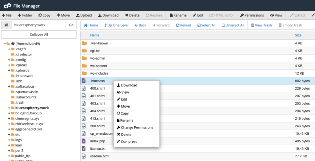 How to Reset Htaccess File | InMotion Hosting
