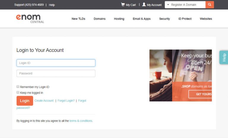 How to Login to eNomCentral | InMotion Hosting
