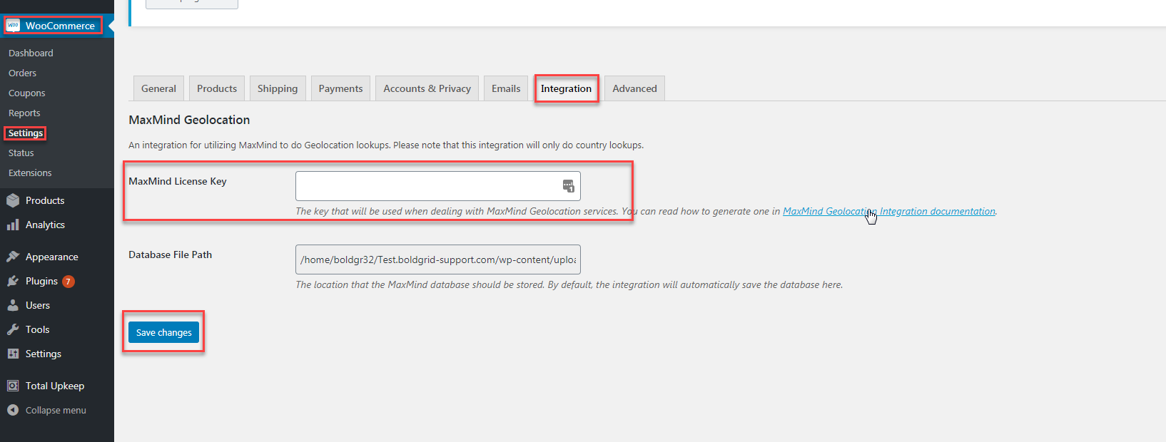 How To Set Up Maxmind Geolocation In Woocommerce Inmotion Hosting