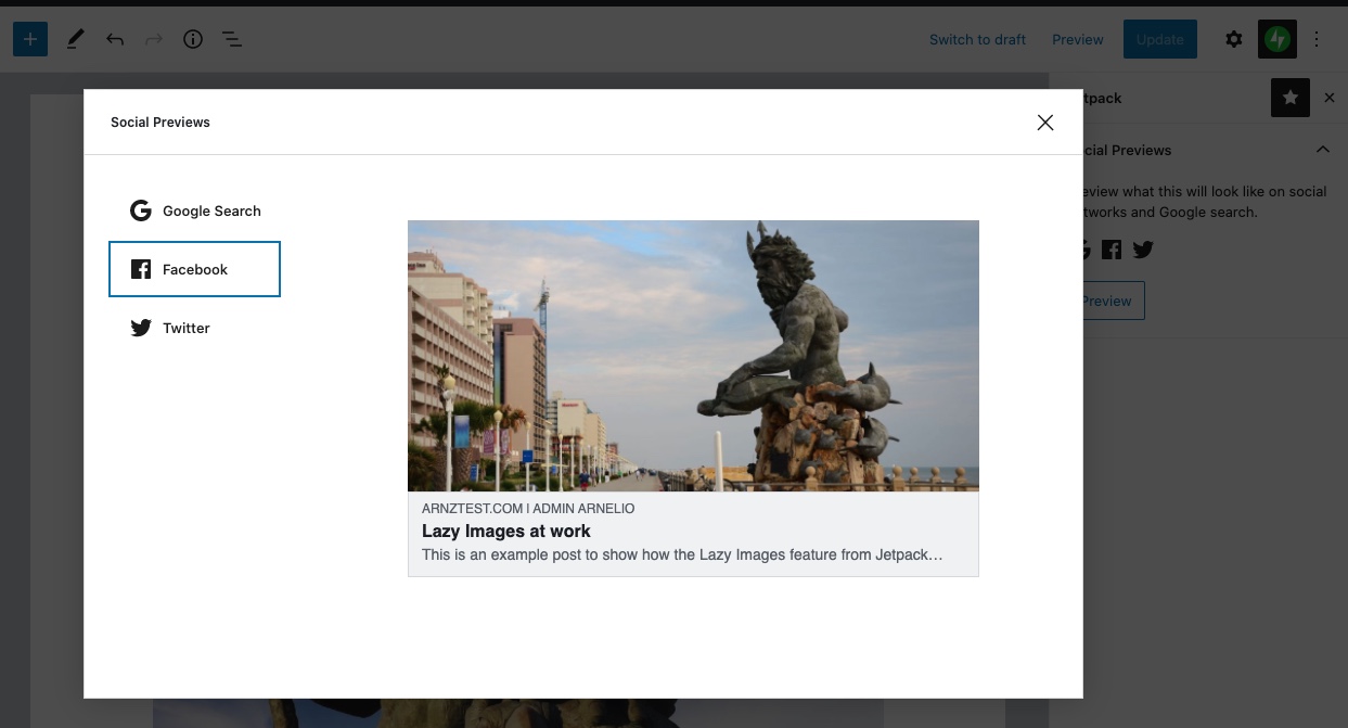 How to use Jetpack Social Previews