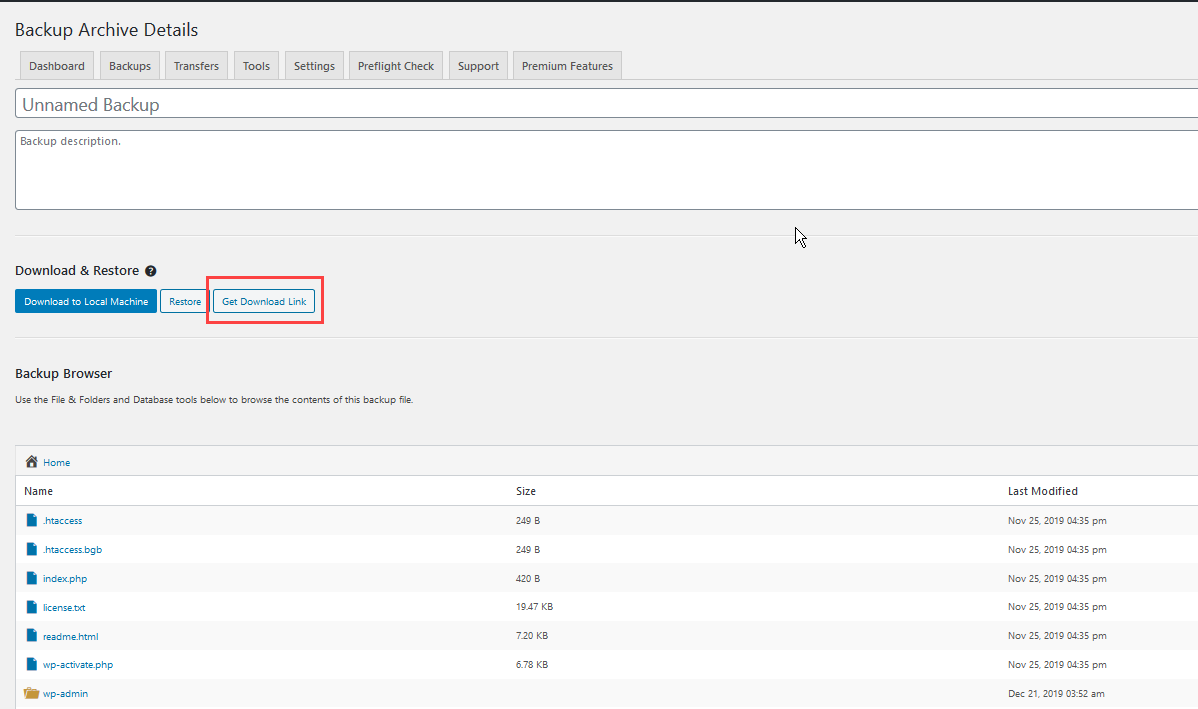 WordPress Backups with the Total Upkeep Backup Plugin