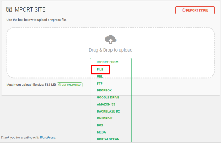 WordPress Migration with All-in-One WP Migration Plugin
