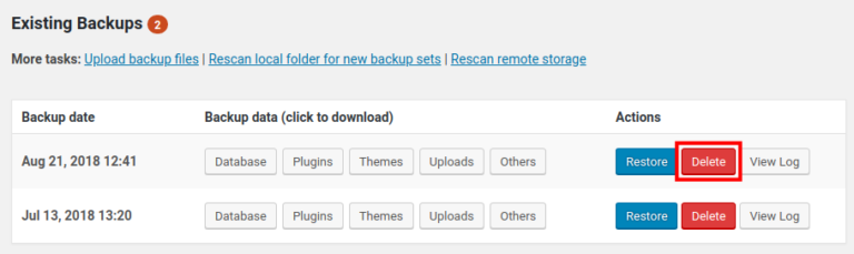 UpdraftPlus Backup Plugin: Backup WordPress with Ease