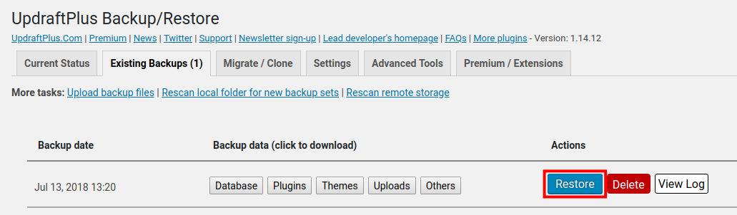Updraftplus Backup Plugin Backup Wordpress With Ease