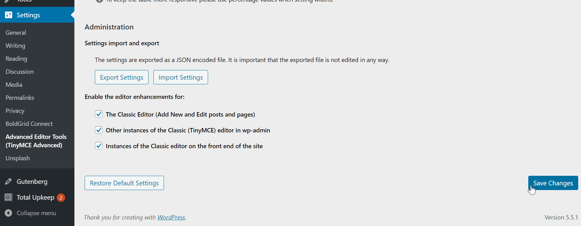Install and Use the Advanced Editor Tools WordPress Plugin - WIREDGORILLA