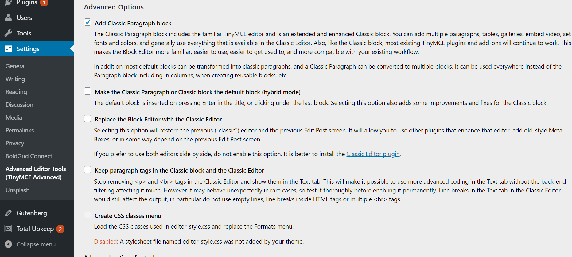 How to Use the Advanced Editor Tools WordPress Plugin