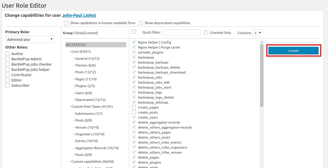Creating and Managing WordPress User Roles
