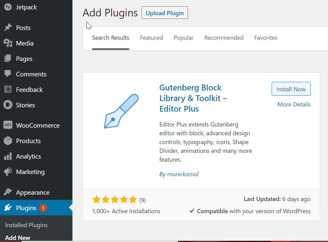 Add WordPress Animation to Gutenberg Blocks