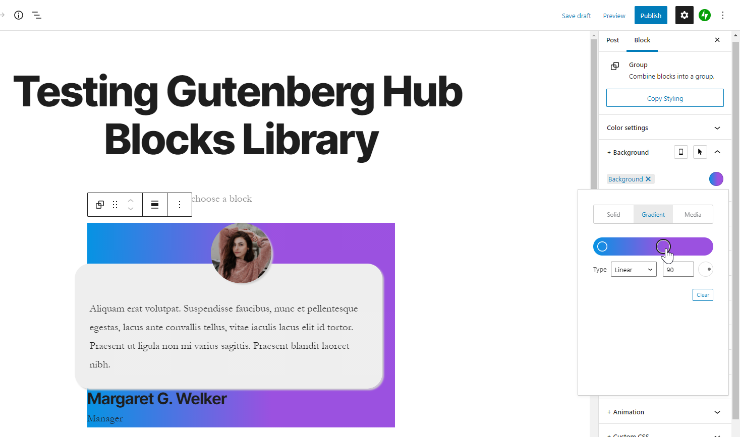 How To Use Gutenberg Hubs Wordpress Gutenberg Blocks Library