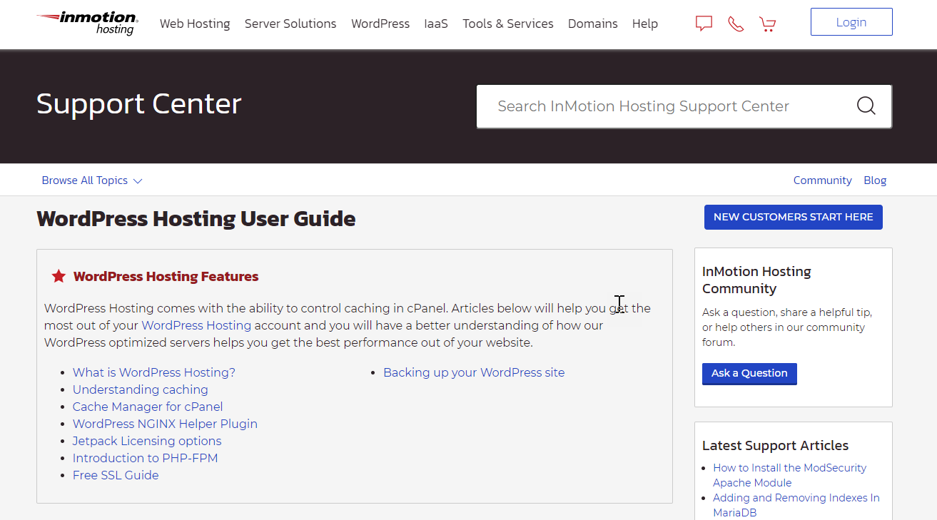 Whats New Inmotion Support Center Updates