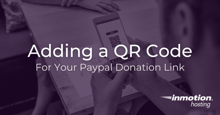 Adding a QR code with your Paypal Donation Button