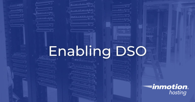 Enabling DSO: PHP Handler for Dedicated Servers
