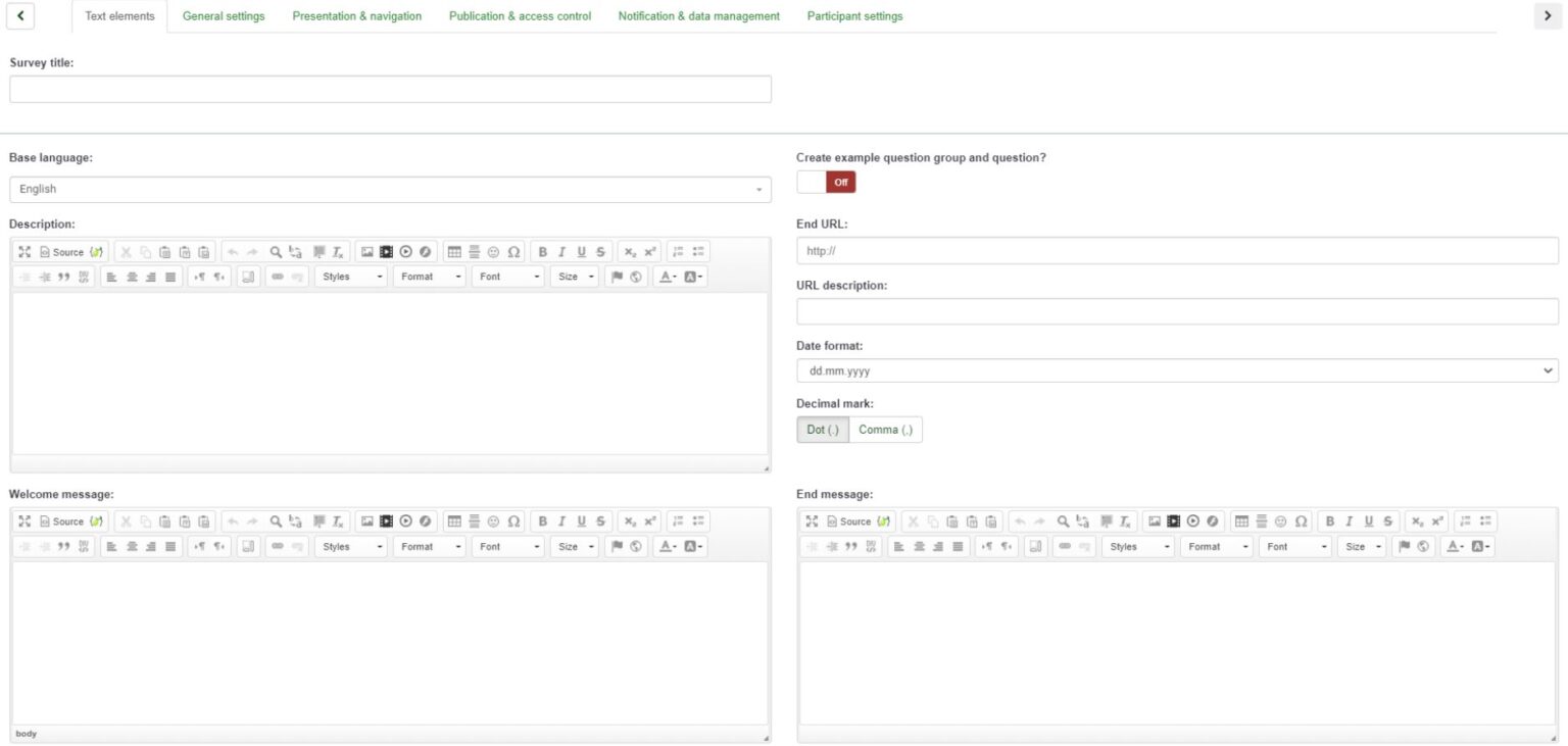 How to Create a LimeSurvey Survey | InMotion Hosting