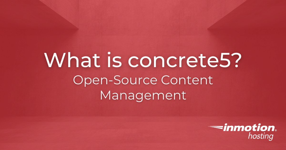 concrete5: Open-Source Content Management