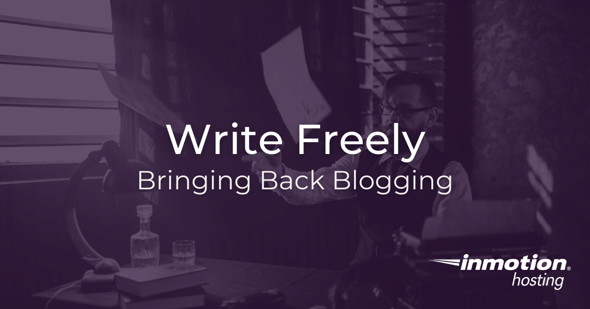 How To Install a Write Freely Blog | InMotion Hosting