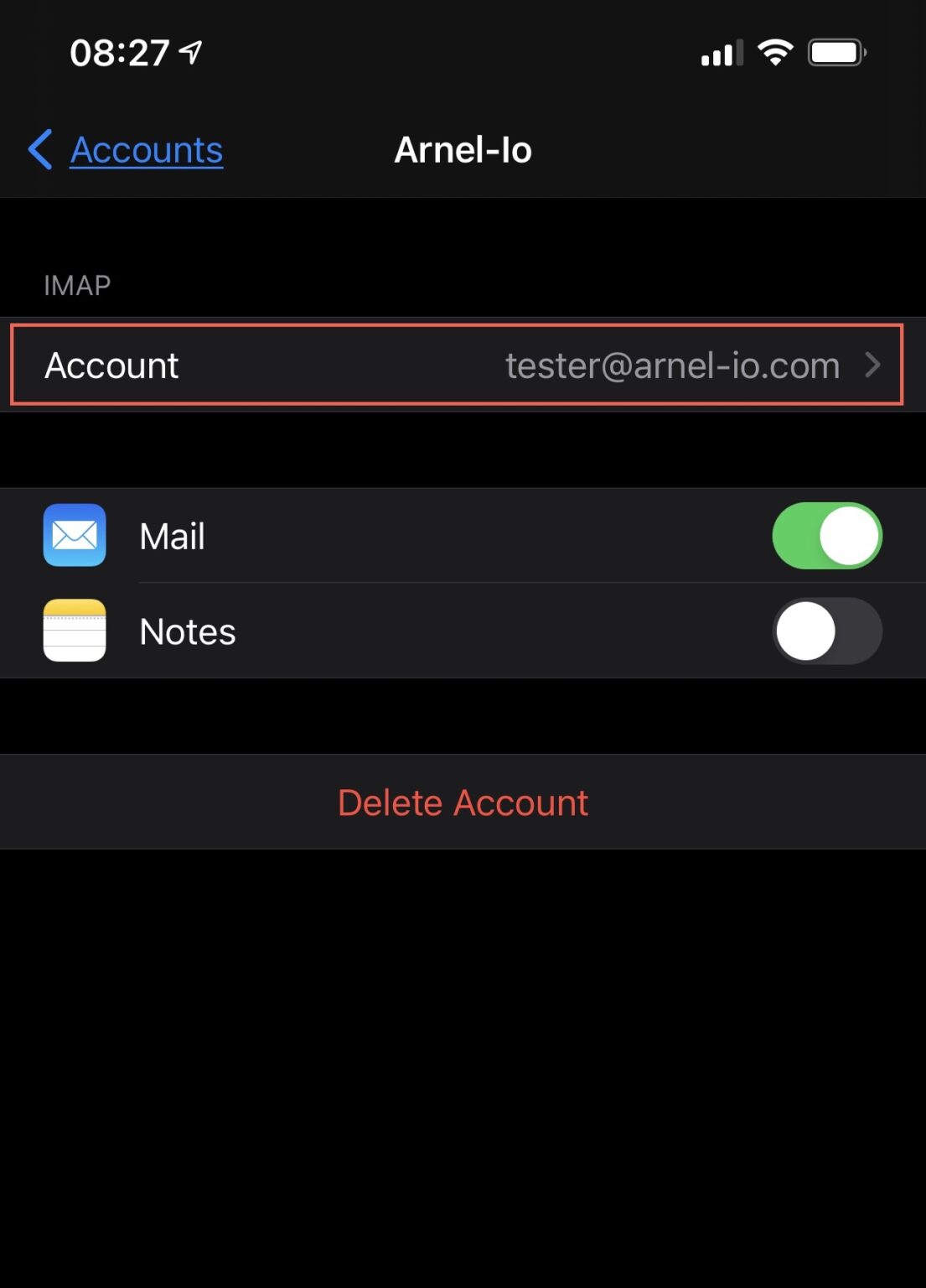How to Edit Email Server Settings in iOS (14+) | InMotion Hosting