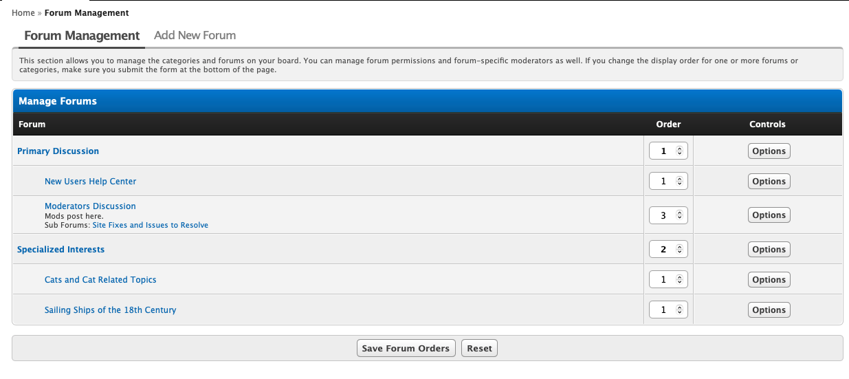 Easily Manage the MyBB Forum Layout | InMotion Hosting