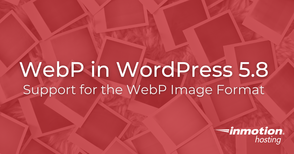 WebP in WordPress 5.8: Innovative Images | InMotion Hosting