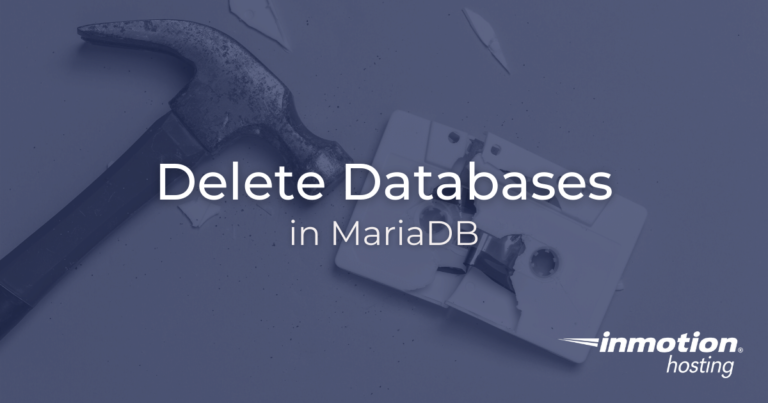 How To Delete MariaDB Database