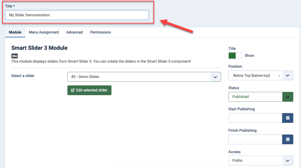 Joomla 4 Smart Slider Guide for Design | InMotion Hosting