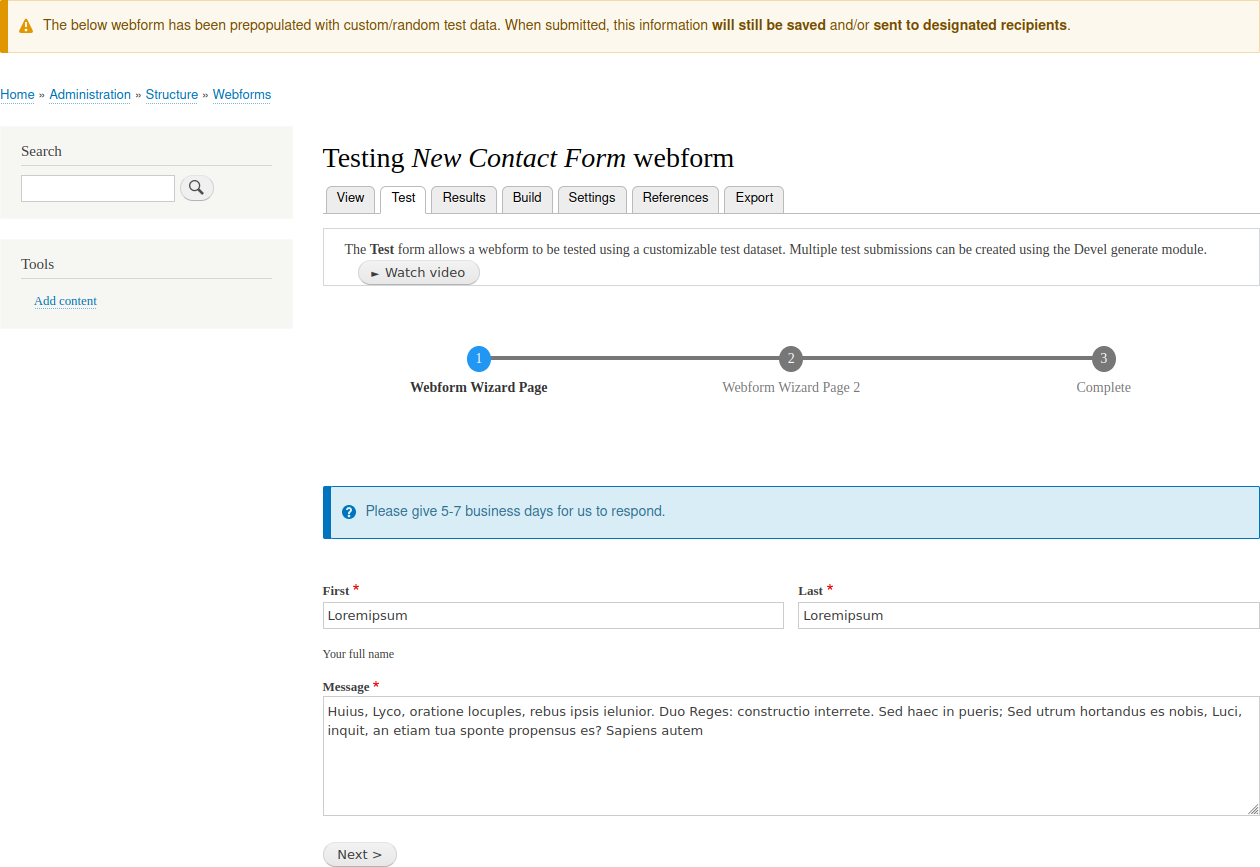 How To Configure the Drupal Webform Module | InMotion Hosting