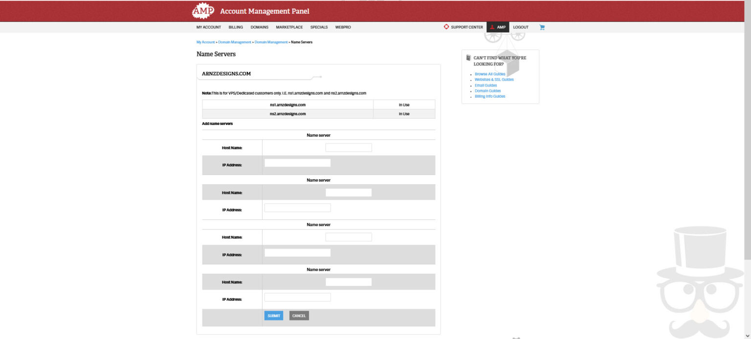 DNS and Nameserver Changes | InMotion Hosting
