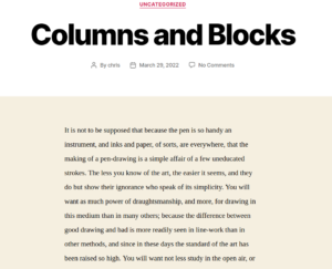 How To Change Block Width in WordPress | InMotion Hosting