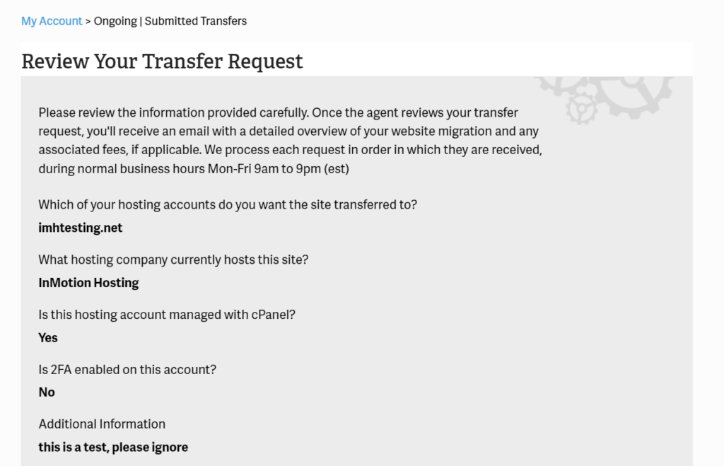 Ensure a Successful Website Transfer to InMotion Hosting