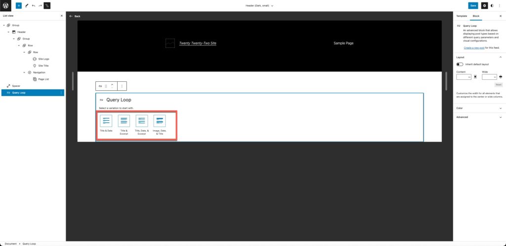 Using The Query Loop Block In Wordpress Full Site Editing Inmotion Hosting