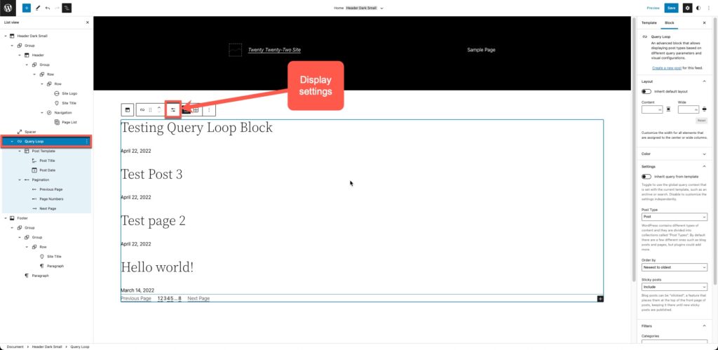 Using the Query Loop Block in WordPress Full Site Editing | InMotion ...