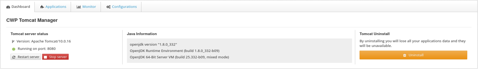 How to Install Apache Tomcat on Control Web Panel (CWP) | InMotion Hosting