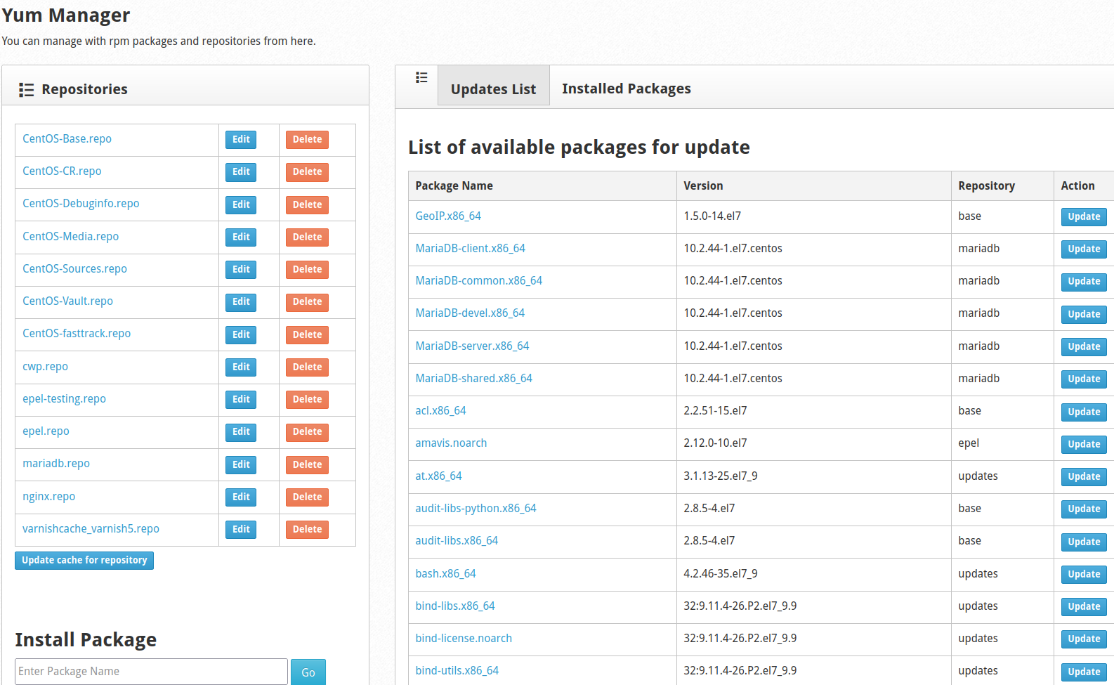 How to Update Control Web Panel (CWP) | InMotion Hosting