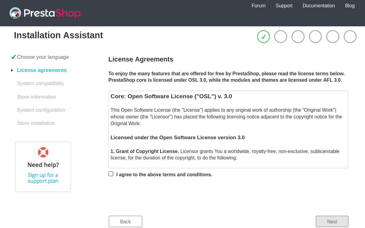 How to Install PrestaShop on CyberPanel | InMotion Hosting