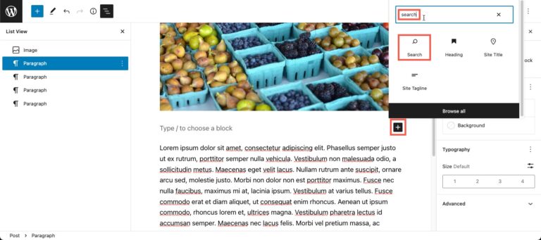 How to Use the Search Block in WordPress FSE | InMotion Hosting