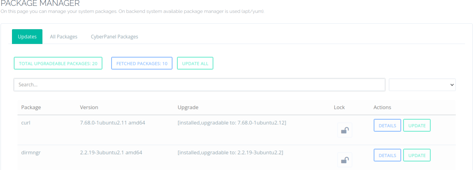 How to Update CyberPanel Server | InMotion Hosting