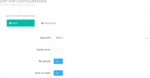 Change PHP Versions in CyberPanel | InMotion Hosting