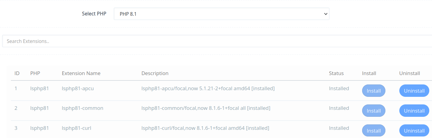 Change PHP Versions in CyberPanel | InMotion Hosting