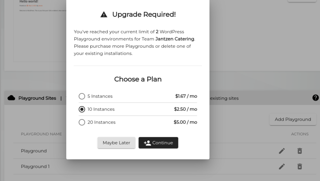 How to Use Playground Environments in InMotion Central
