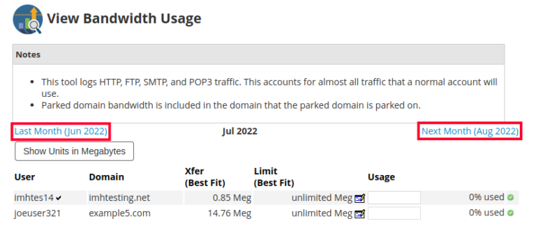 How To Monitor Disk Space And Bandwidth Usage Inmotion Hosting