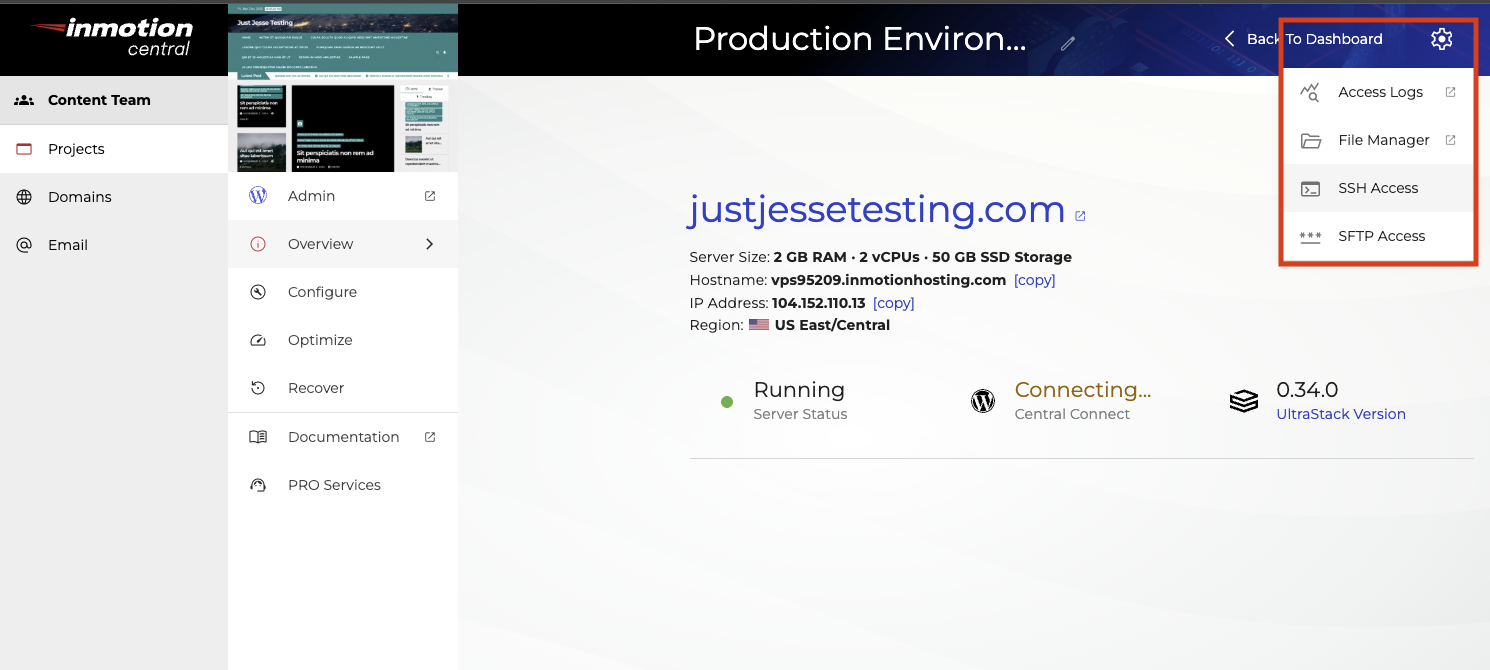 Managing Your WordPress Server