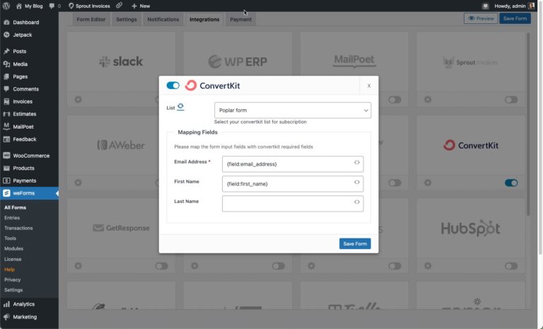 What is ConvertKit for weForms | InMotion Hosting