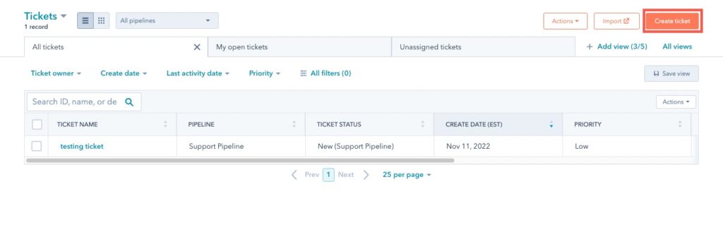 How to Create and Edit Tickets in HubSpot | InMotion Hosting
