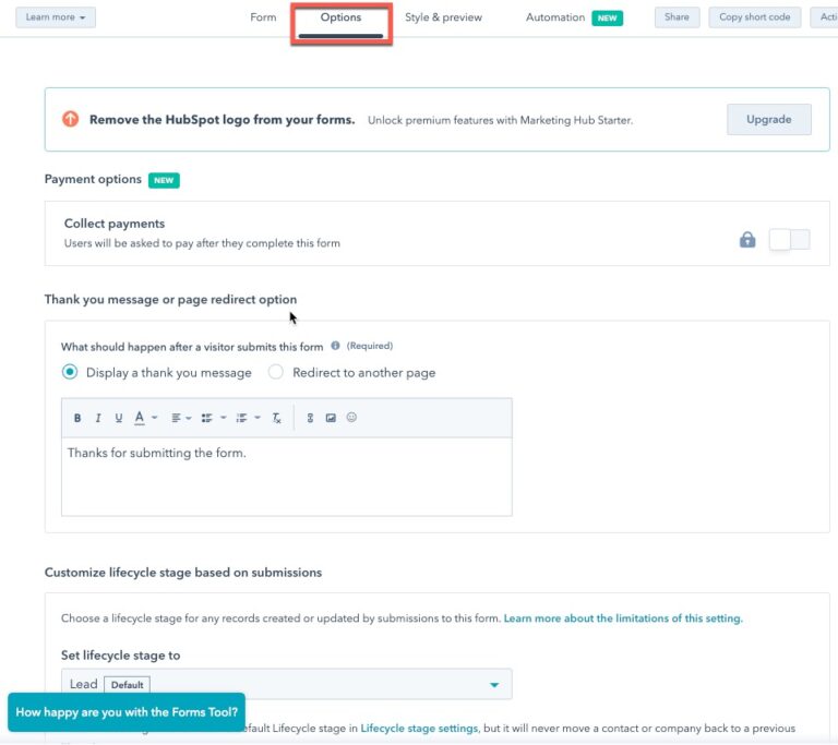 How to Create an Embedded or Standalone Form Using HubSpot | InMotion Hosting