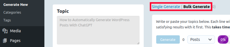 How to Automatically Generate WordPress Posts With ChatGPT