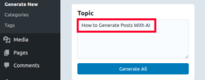 How to Automatically Generate WordPress Posts With ChatGPT