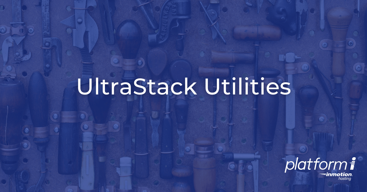 How To Use Ultrastack Utilities For Caching In Platform Inmotion