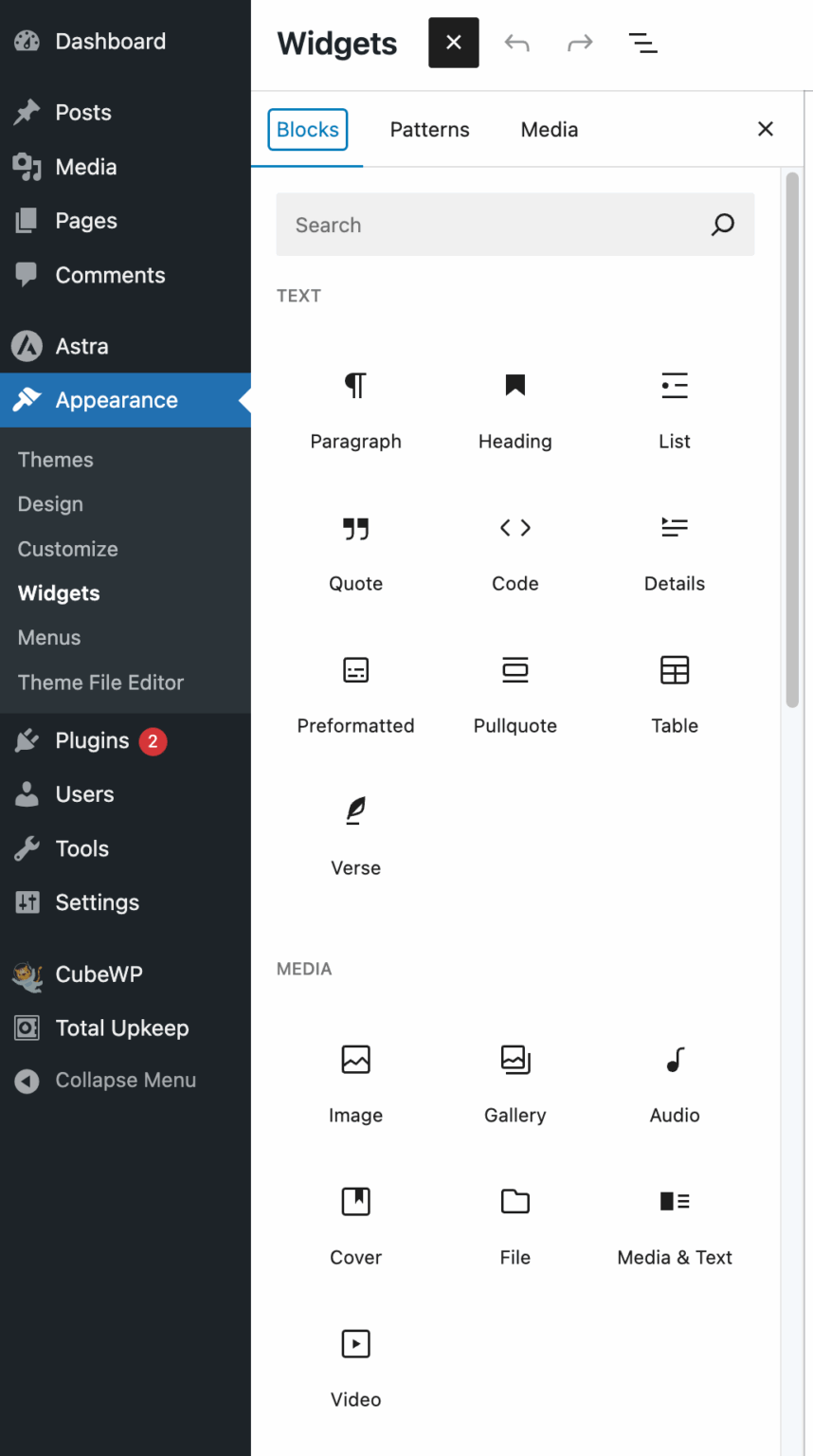 Complete Guide to Using WordPress Widgets in Your Site