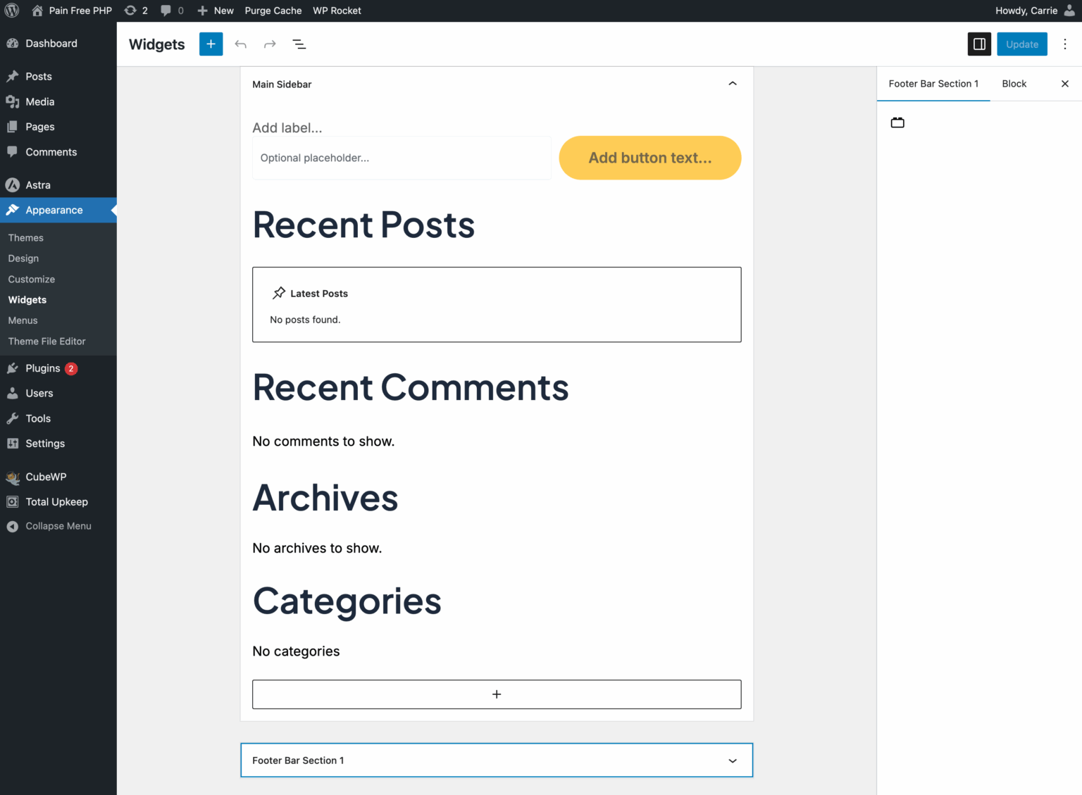 Complete Guide to Using WordPress Widgets in Your Site